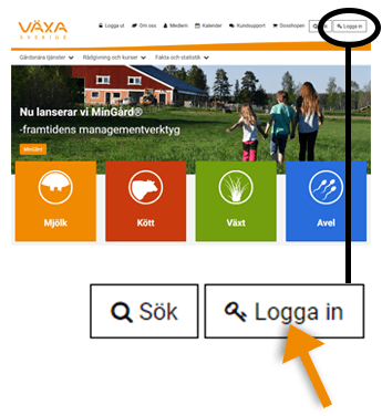 Så loggar du in | Växa