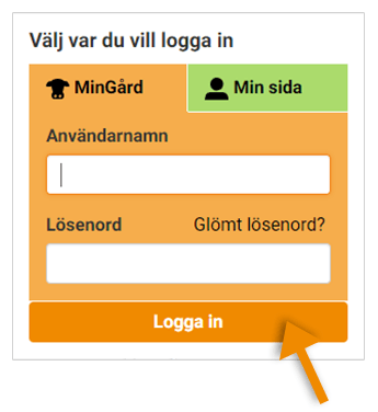 Så loggar du in | Växa